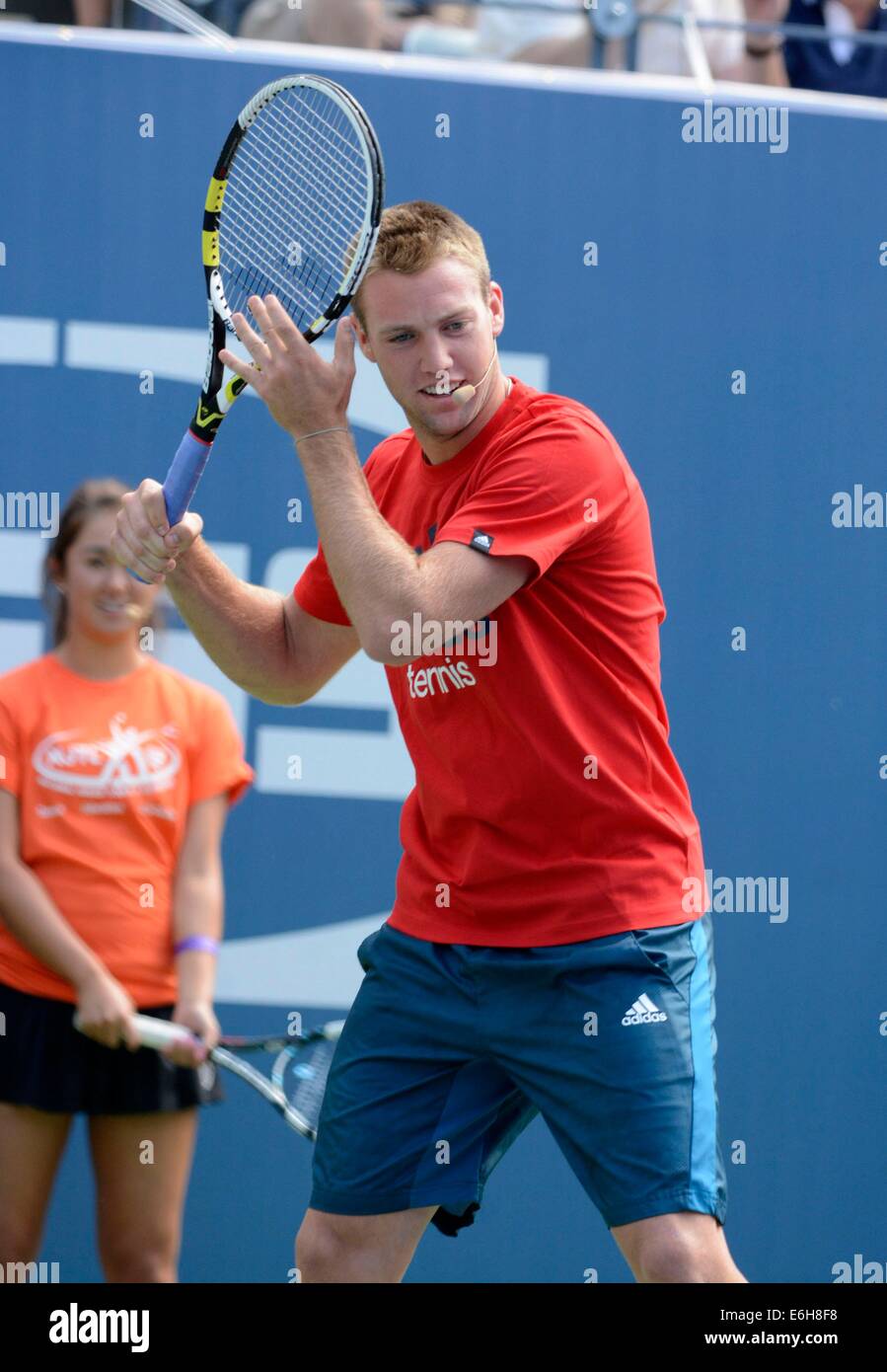 Flushing, NY, USA. 23rd Aug, 2014. Jack Sock in attendance for The 19th ...