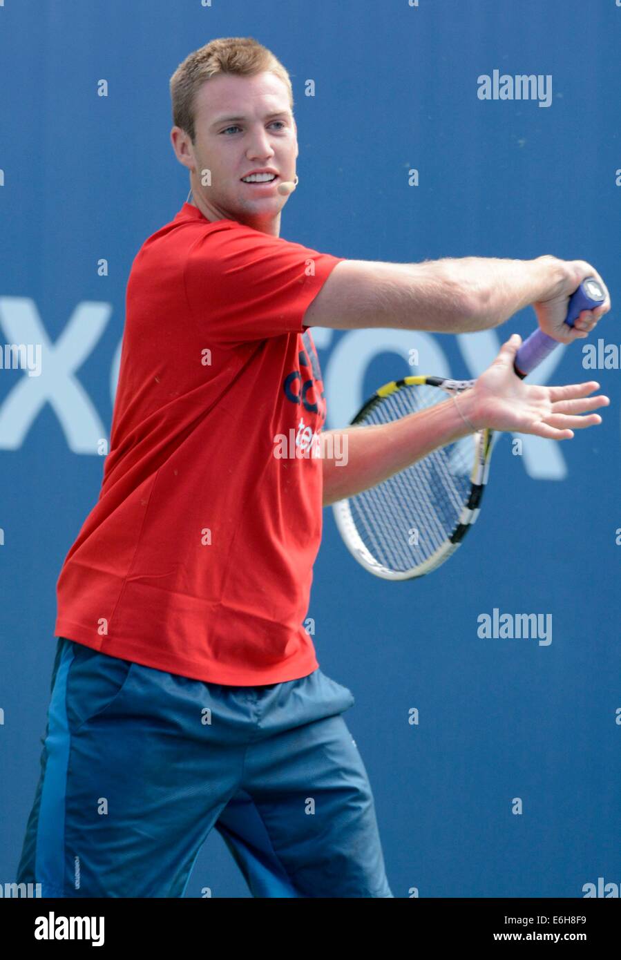 Flushing, NY, USA. 23rd Aug, 2014. Jack Sock in attendance for The 19th ...