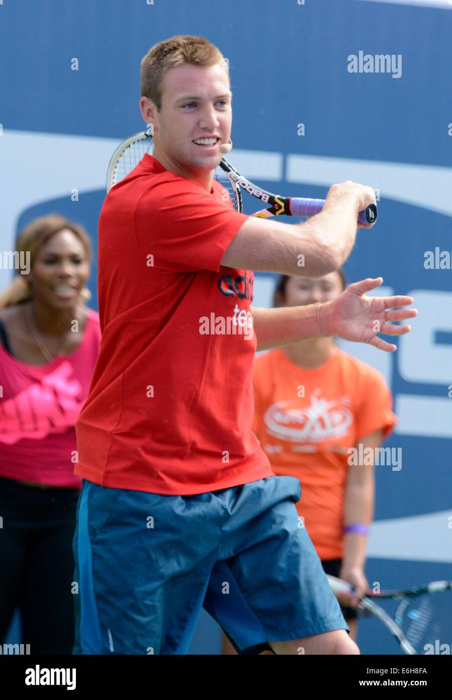 Flushing, NY, USA. 23rd Aug, 2014. Jack Sock in attendance for The 19th ...