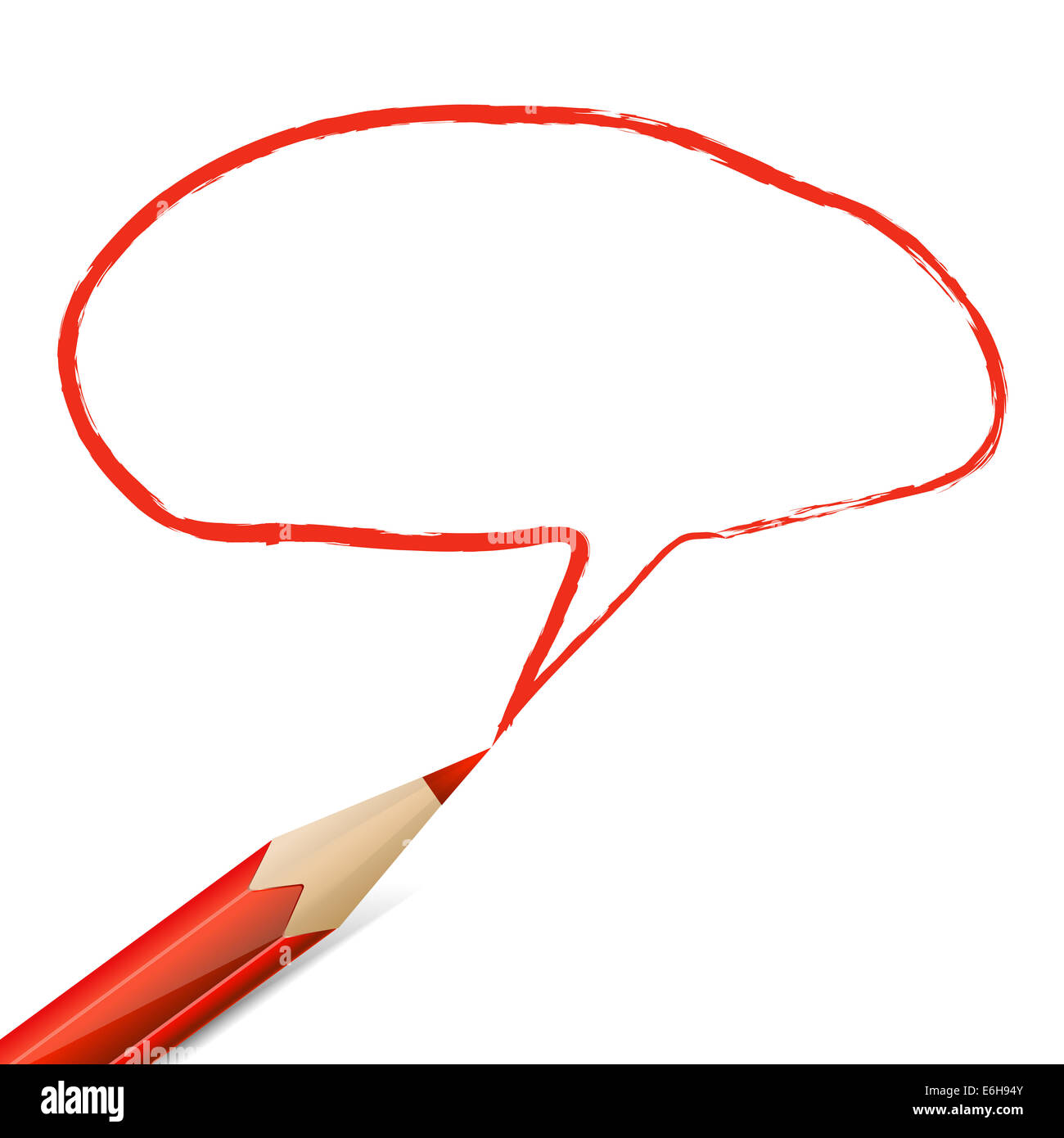 Speech bubble red message hi-res stock photography and images - Alamy