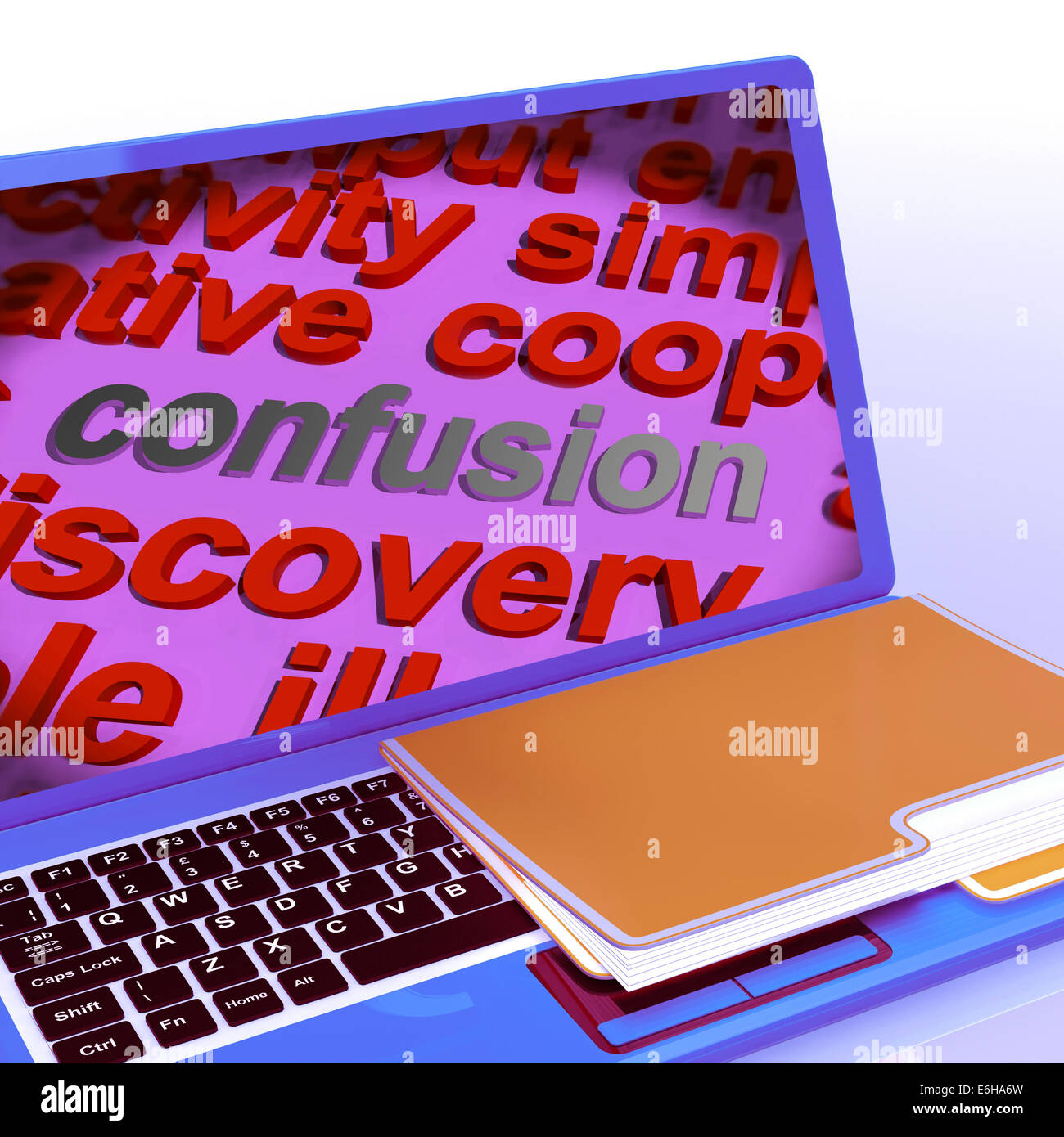Confusion Word Cloud Laptop Meaning Confusing Confused Dilemma Stock ...
