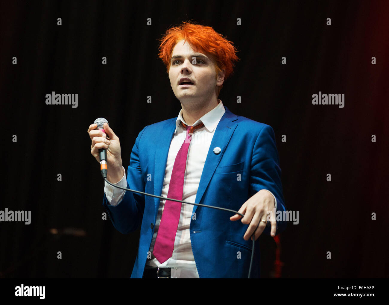 Gerard Way Blue Hair