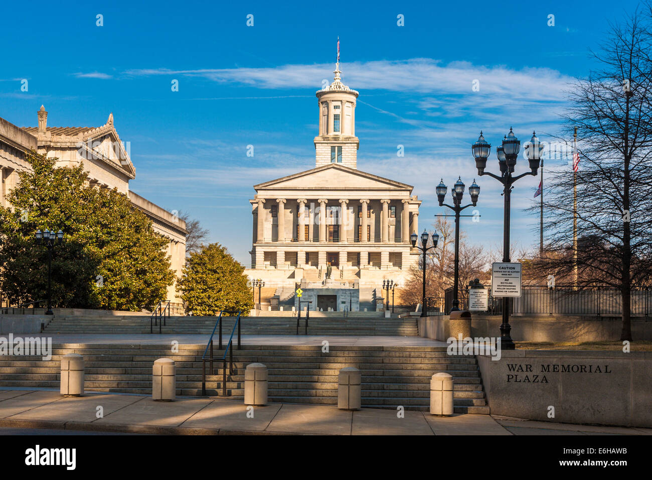 Tennessee State Capital Building in downtown Nashville, Tennessee Stock ...