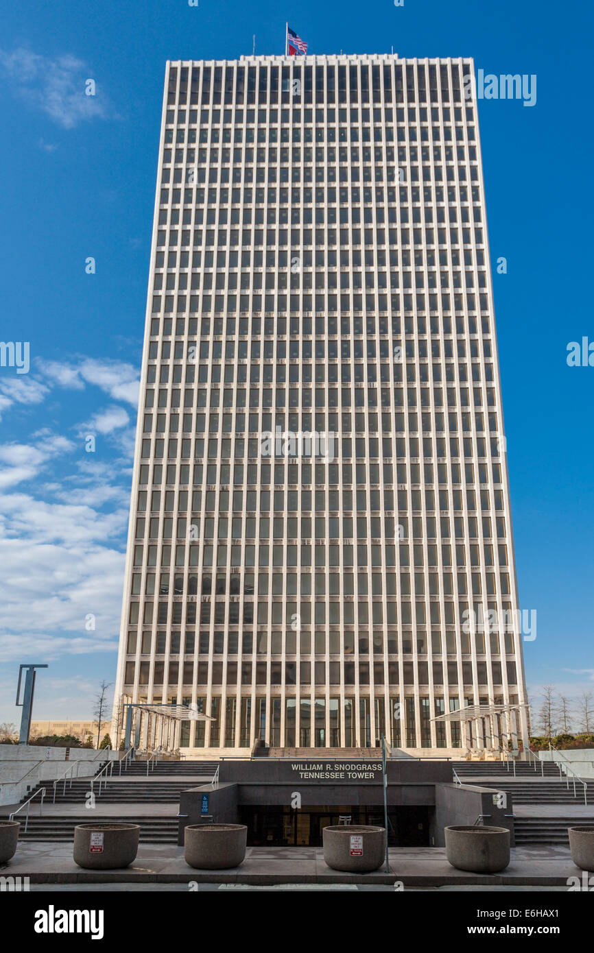 William Snodgrass Tennessee Tower in downtown Nashville, Tennessee ...