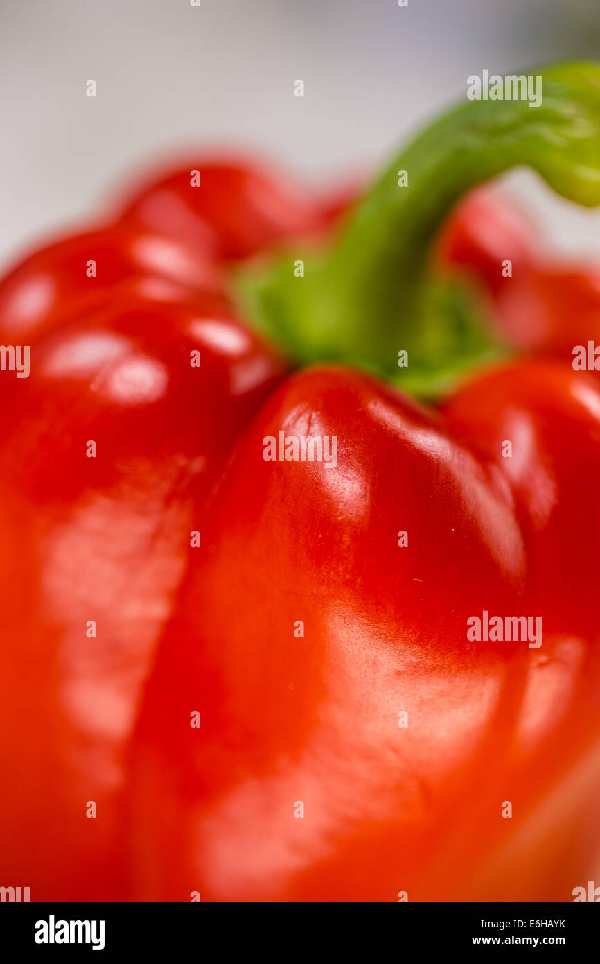 Red pepper macro Stock Photo - Alamy