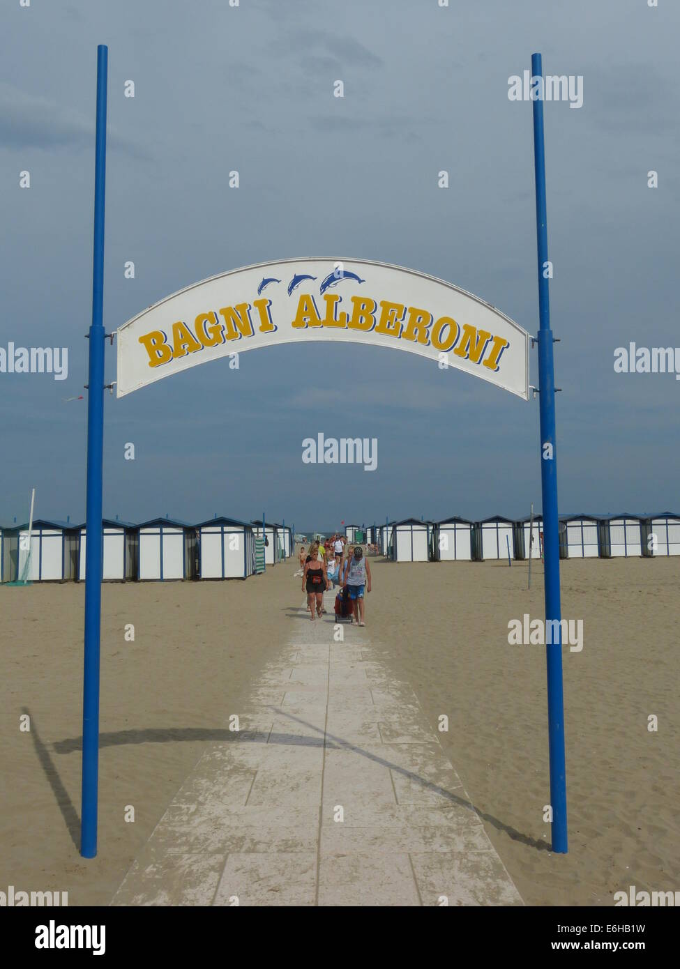 Alberoni beach at the wilder end of Lido island was the setting for the ...