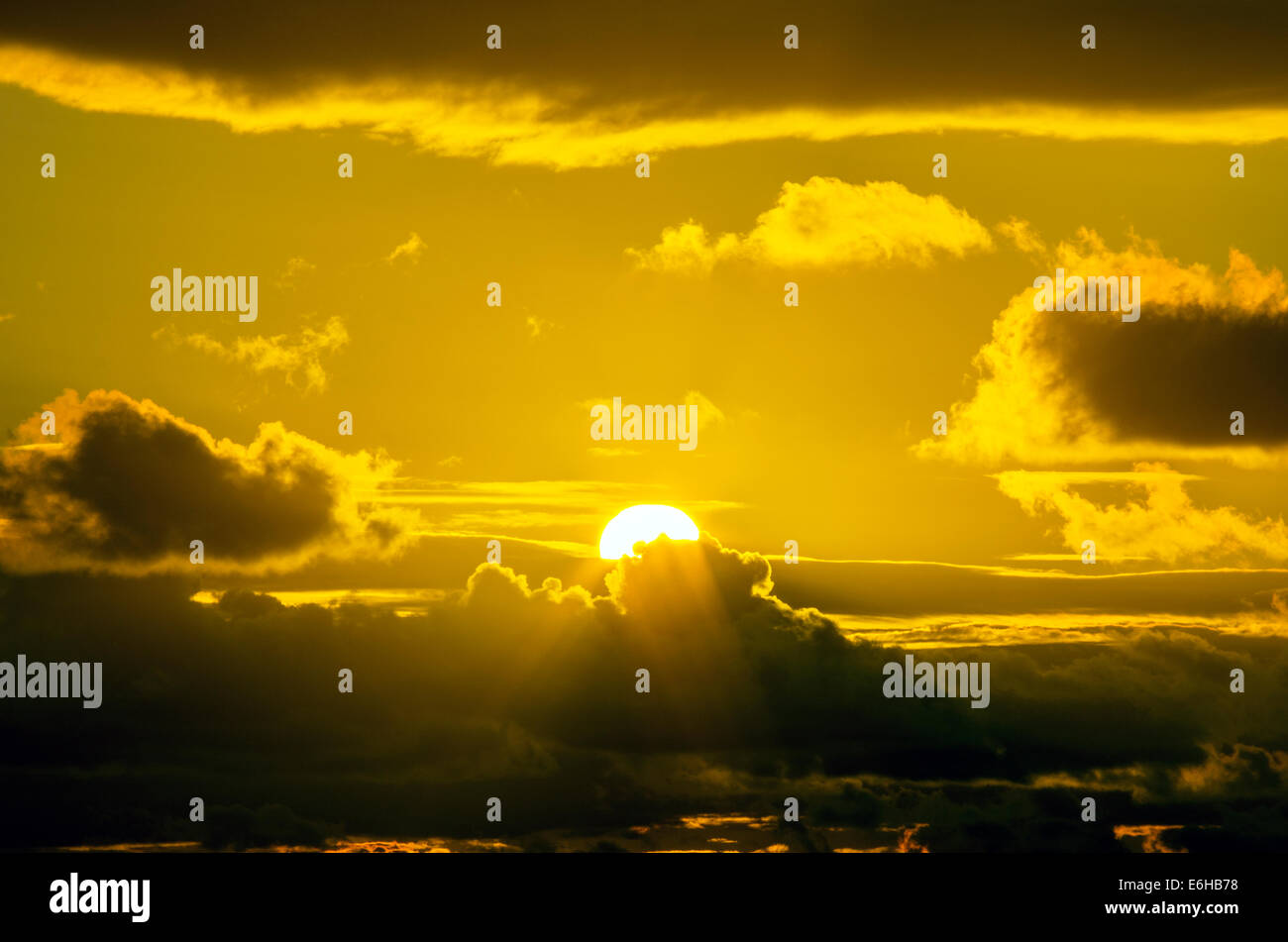 The last of the sun Stock Photo - Alamy