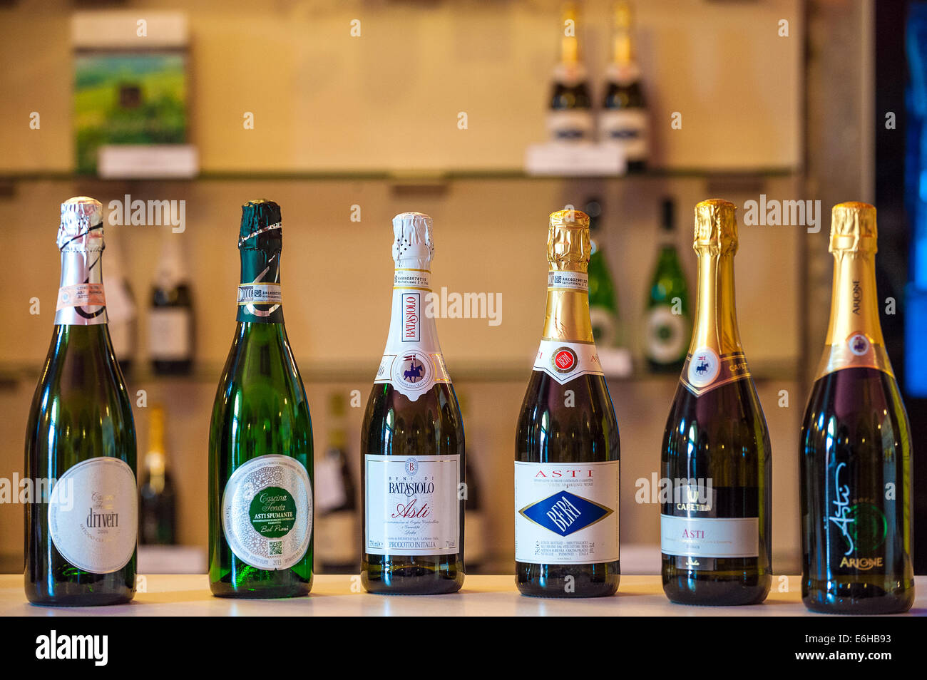 Italy Piedmont Langhe Mango Castle Regional Wine shop Moscato Spumante ...