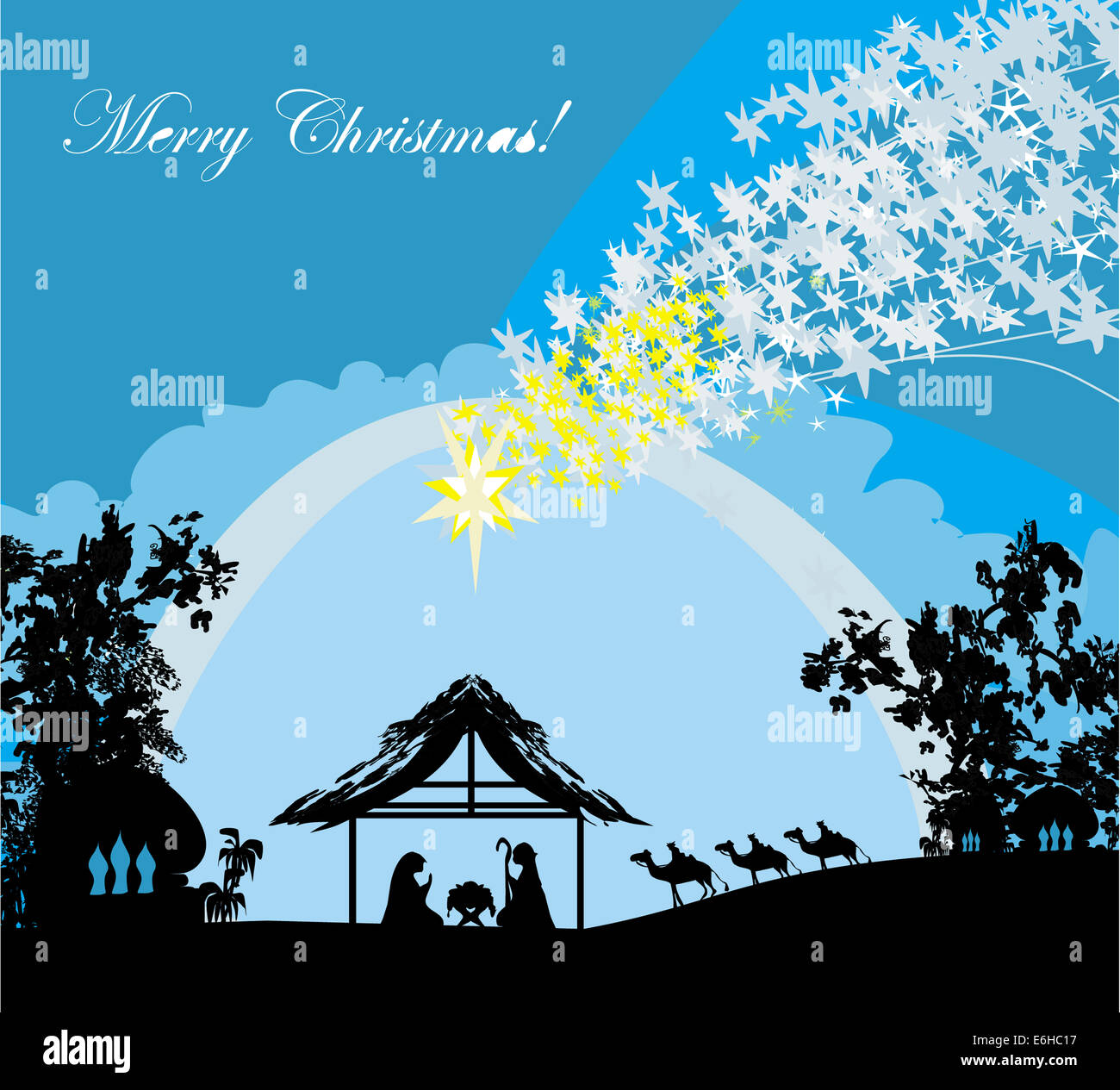 Birth of jesus bethlehem frame hi-res stock photography and images - Alamy
