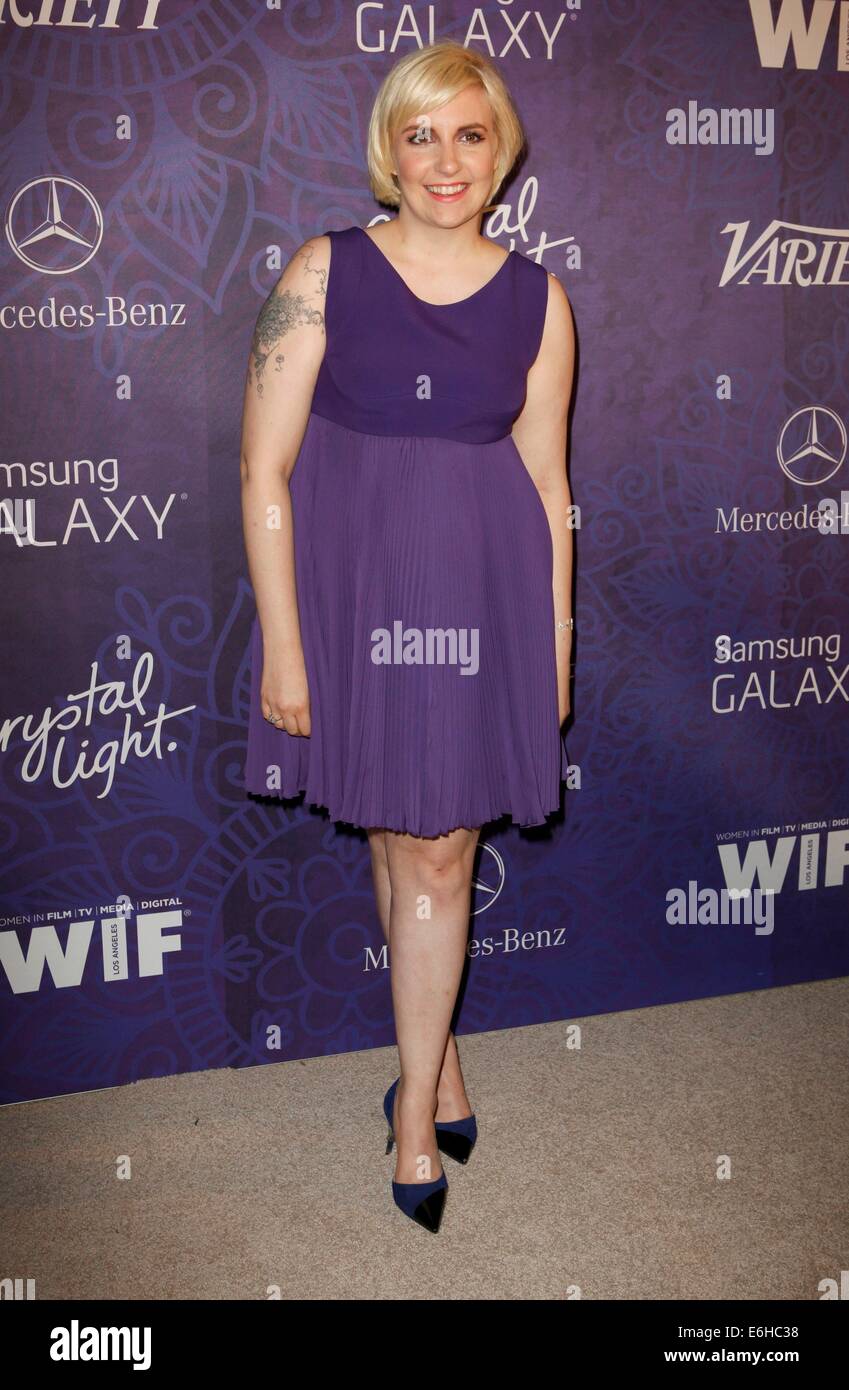 Los Angeles, CA, USA. 23rd Aug, 2014. Lena Dunham at arrivals for ...