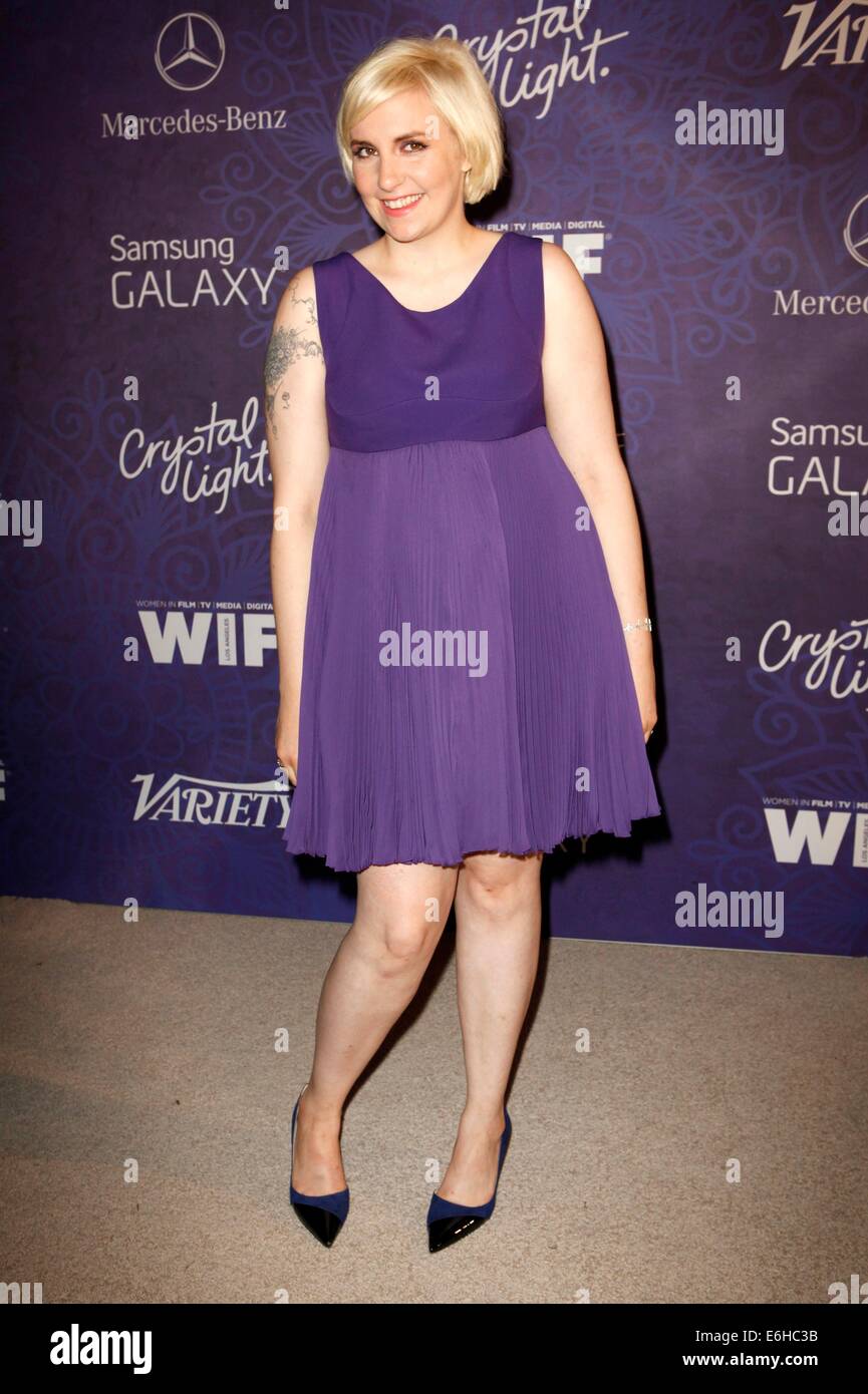 Los Angeles, CA, USA. 23rd Aug, 2014. Lena Dunham at arrivals for ...