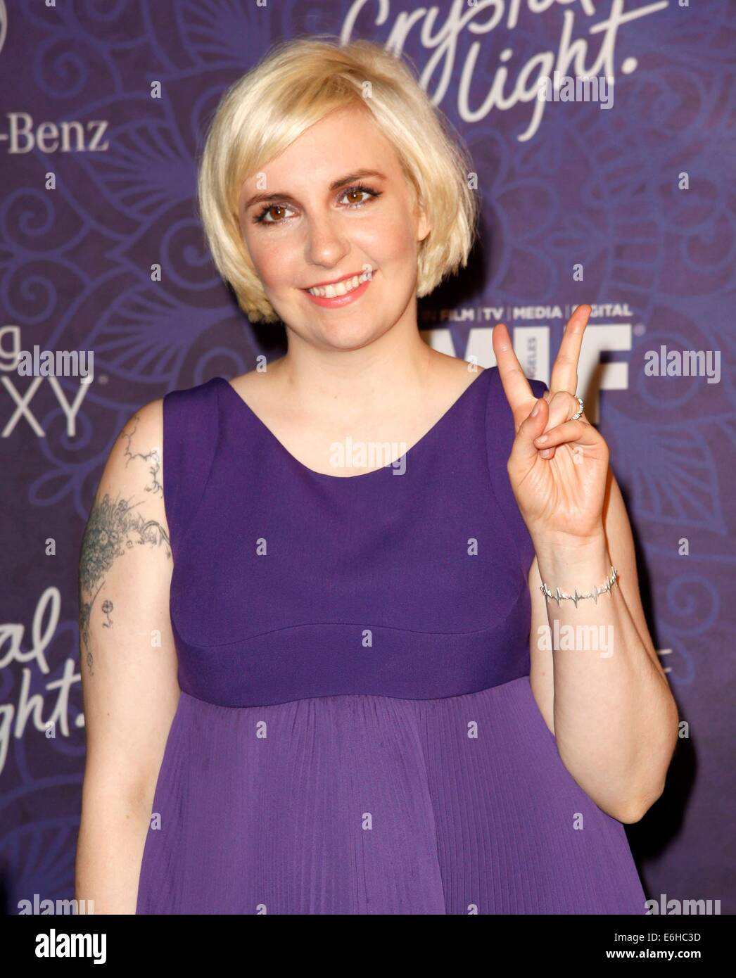 Los Angeles, CA, USA. 23rd Aug, 2014. Lena Dunham at arrivals for ...