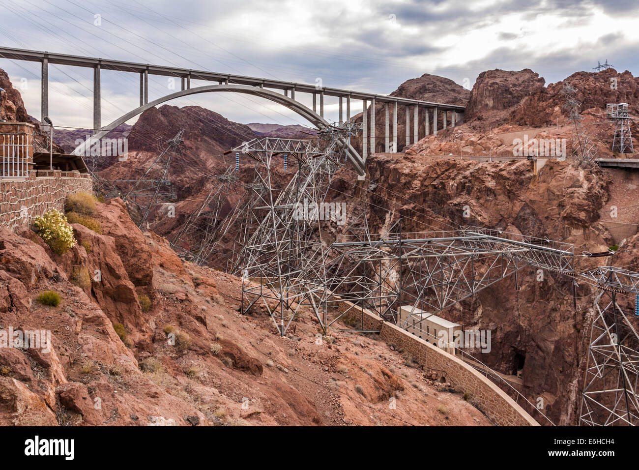 Mike O'Callaghan - Pat Tillman Memorial Bridge, or Hoover Dam Bypass ...