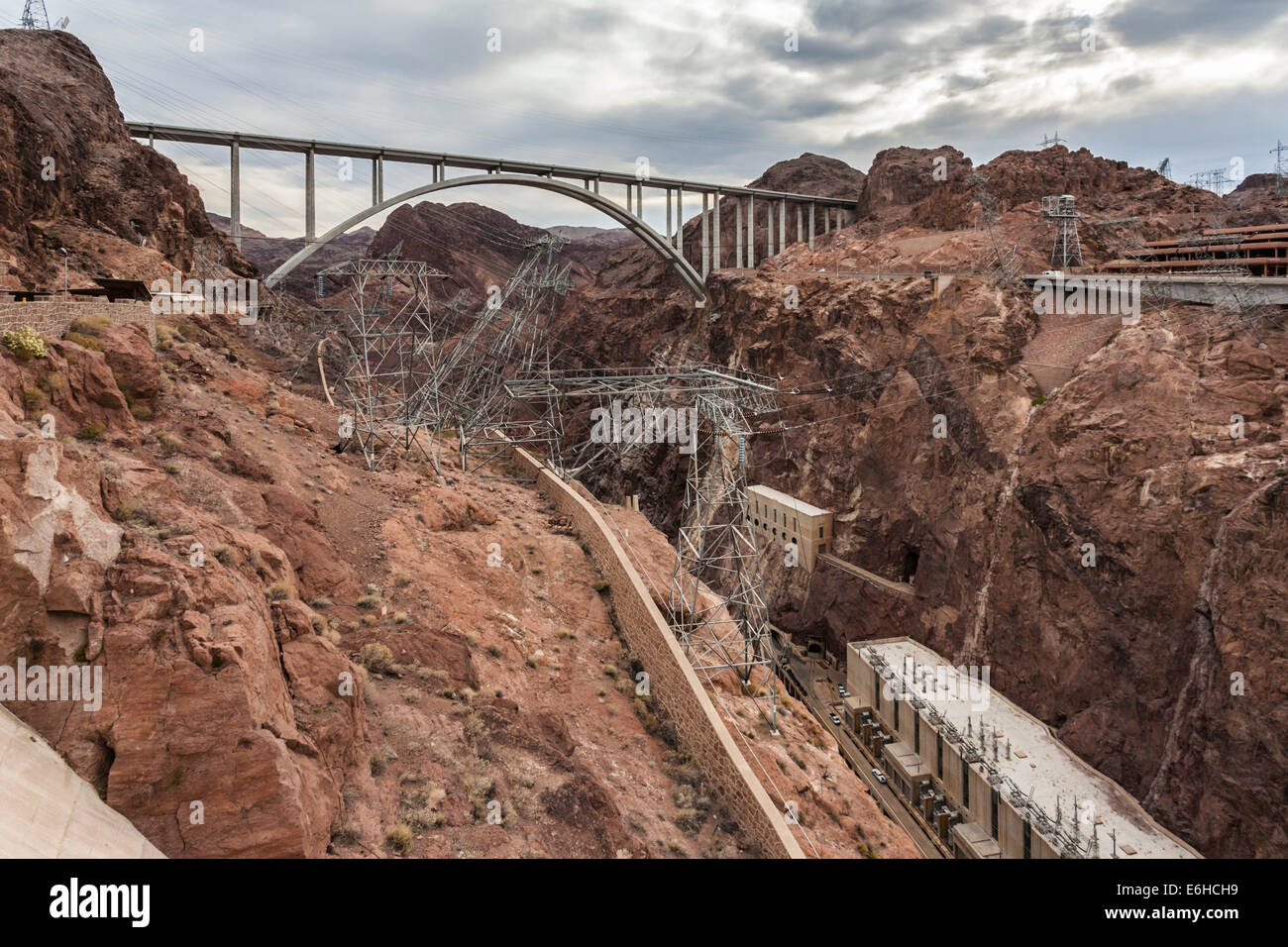 Mike O'Callaghan - Pat Tillman Memorial Bridge, or Hoover Dam Bypass ...