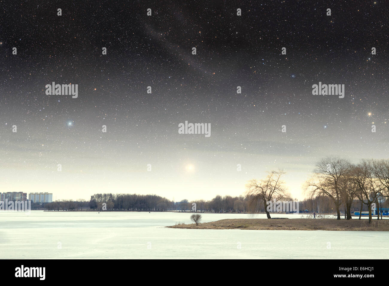 spring night. Elements of this image furnished by NASA Stock Photo - Alamy