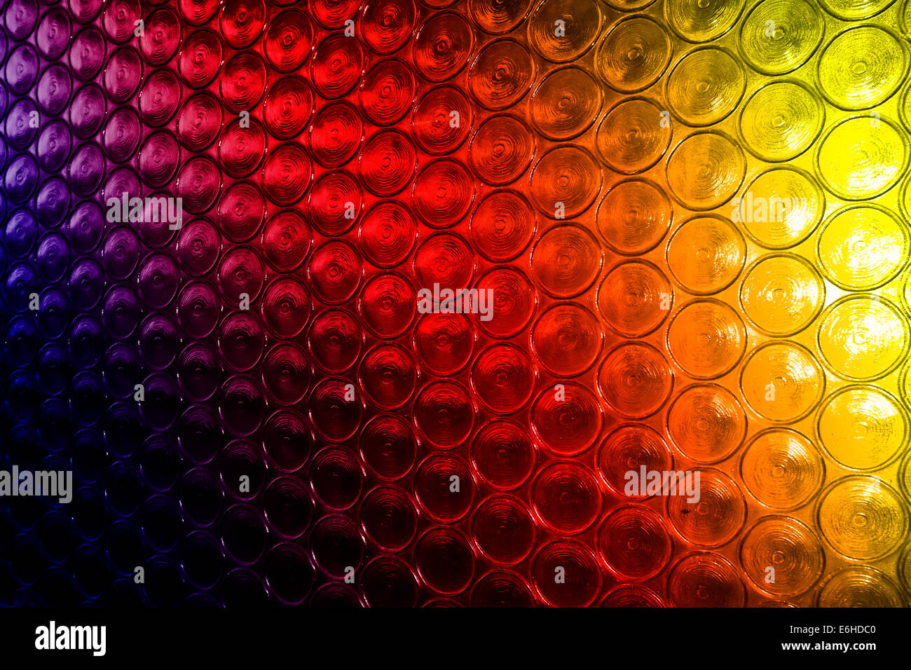 Colorful circles pattern and transparent glass wall Stock Photo - Alamy