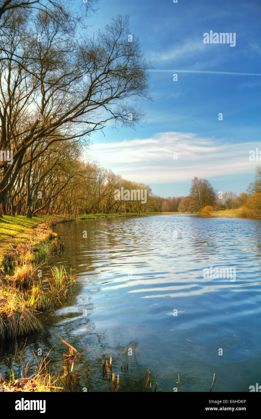 spring landscape HDR Stock Photo - Alamy