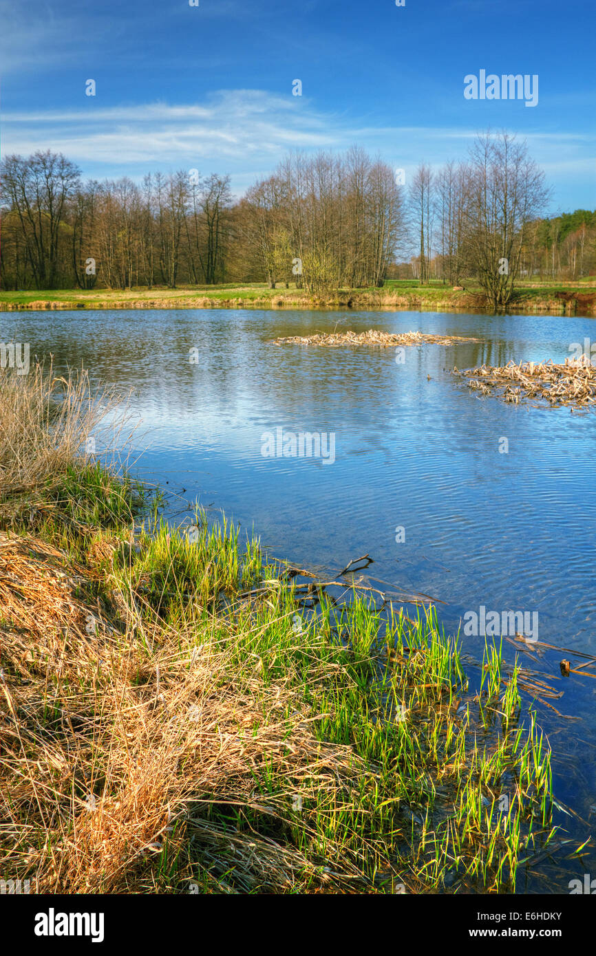 spring landscape HDR Stock Photo - Alamy