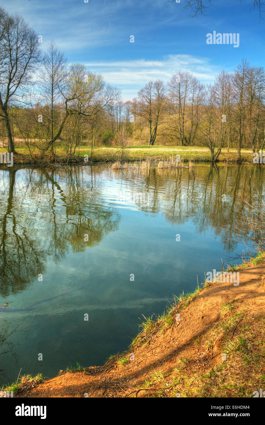 spring landscape HDR Stock Photo - Alamy