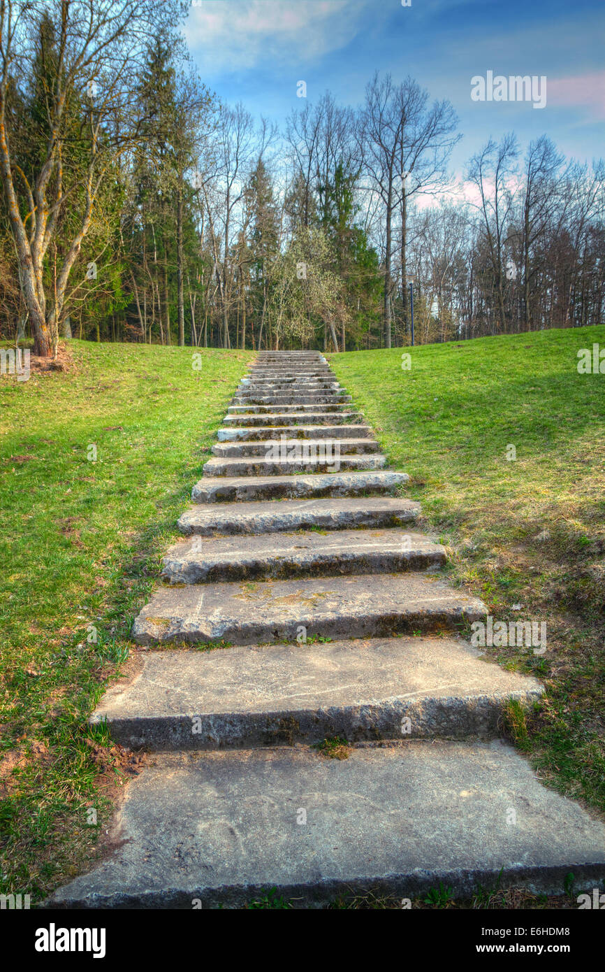 spring landscape HDR Stock Photo - Alamy