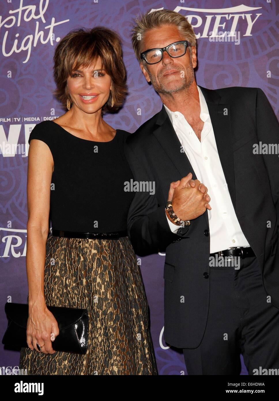 Los Angeles, CA, USA. 23rd Aug, 2014. Harry Hamlin; Lisa Rinna at ...