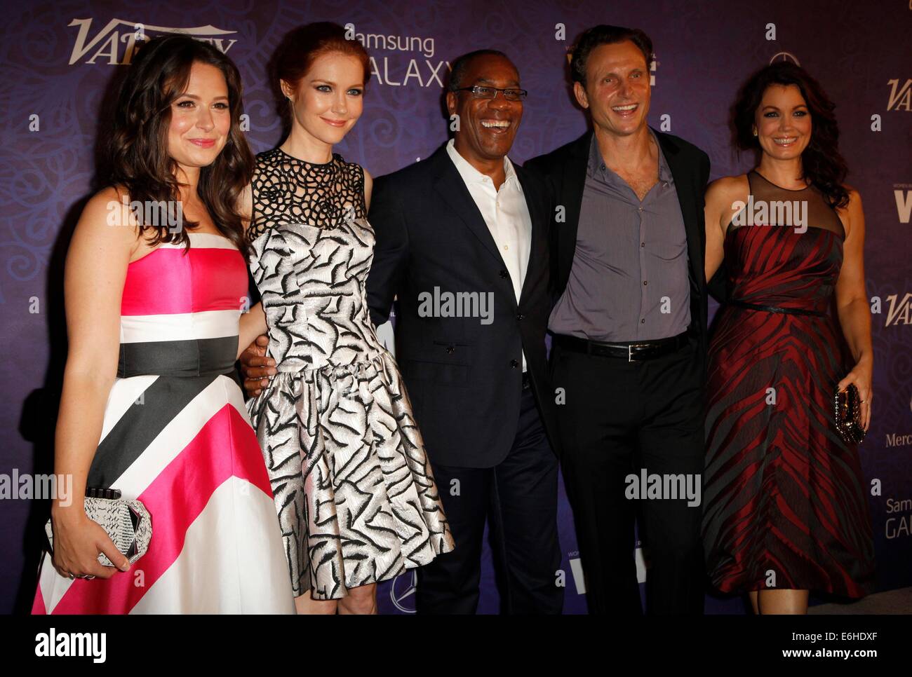 Los Angeles, CA, USA. 23rd Aug, 2014. Cast of Scandal at arrivals for ...