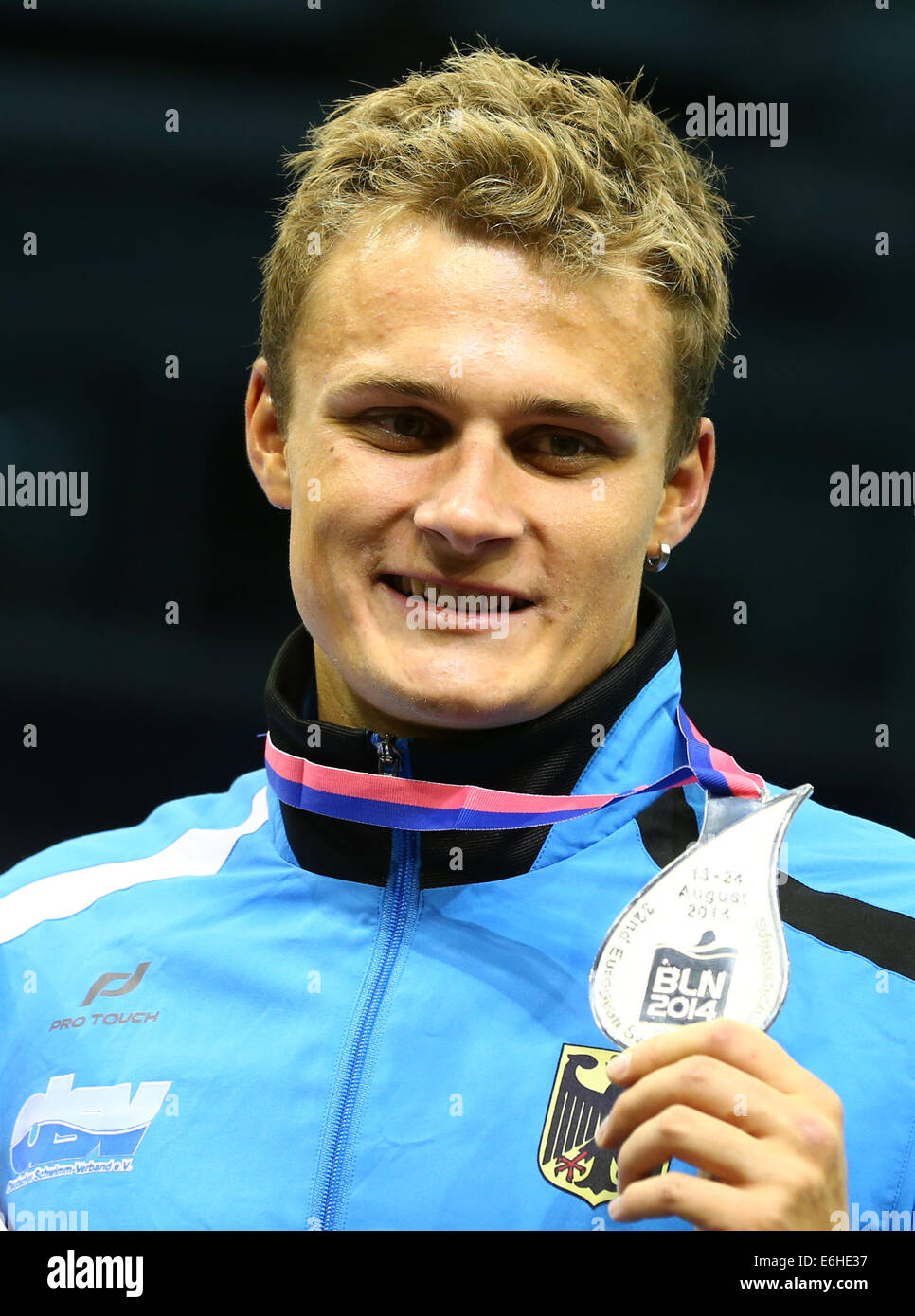 Berlin, Germany. 23rd Aug, 2014. Second placed Christian Diener of ...