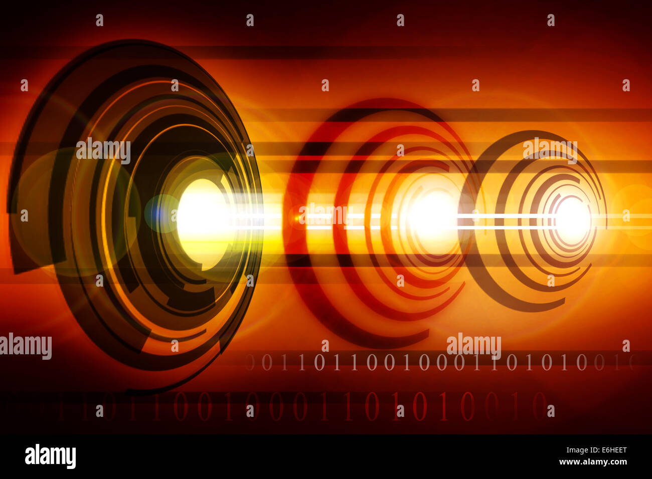 Red laser beams technology motion hi-res stock photography and images ...