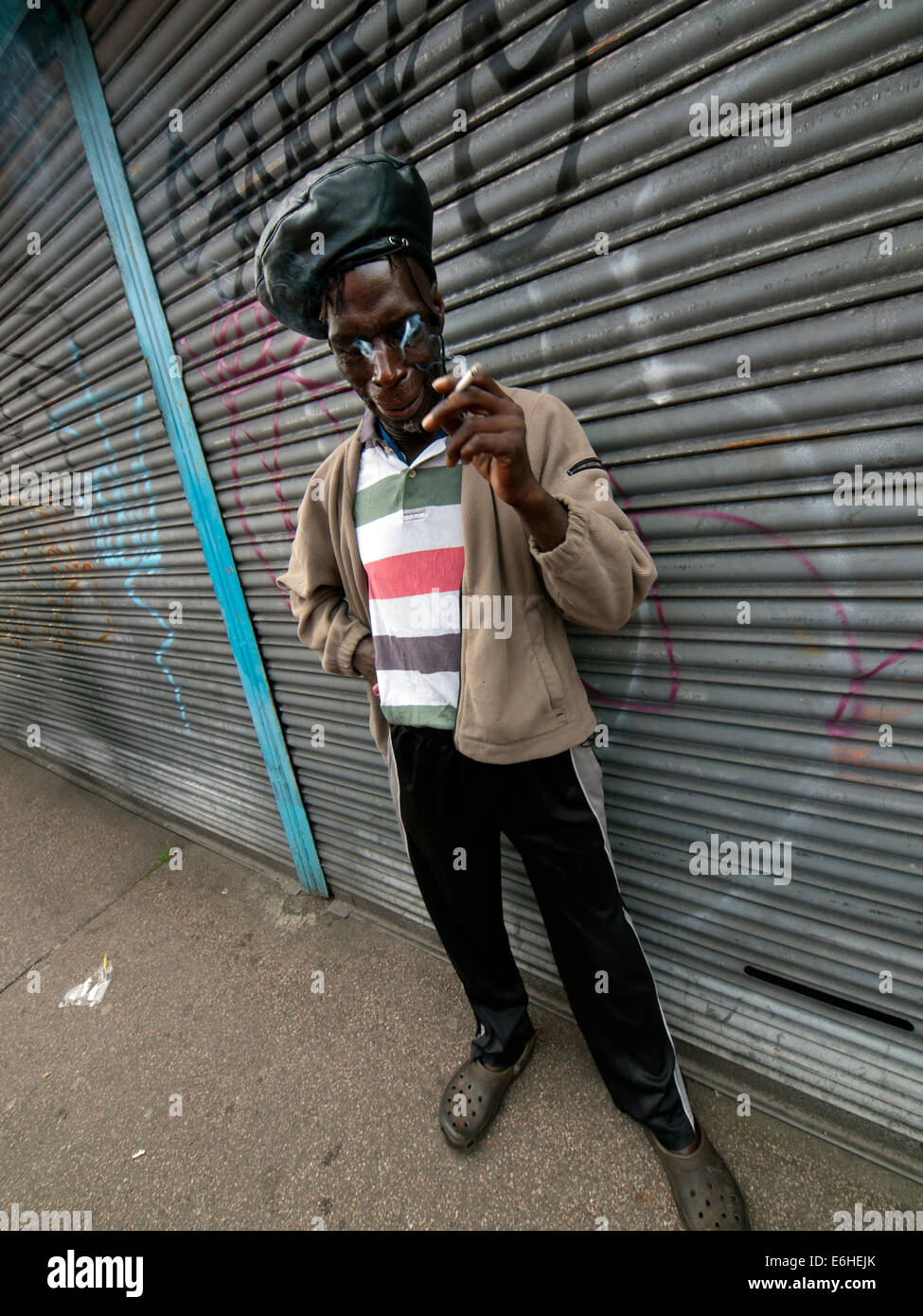 Man enjoying smoke hi-res stock photography and images - Alamy