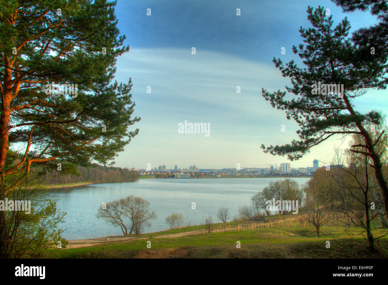 HDR photo . spring rebirth of nature Stock Photo - Alamy