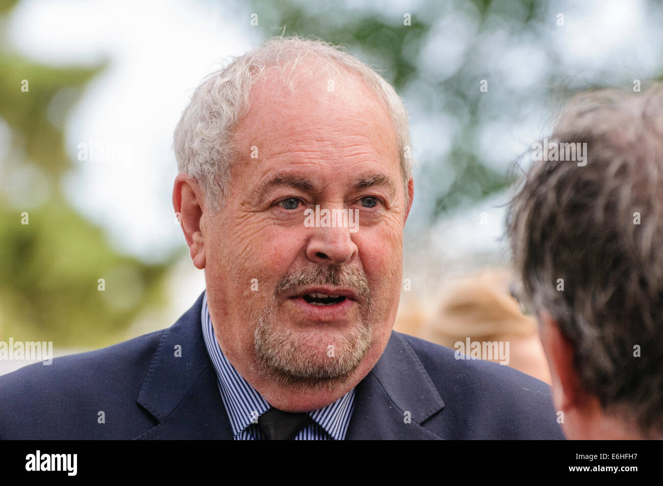 Londonderry, Northern Ireland. 24 August 2014 - Fellow presenter Gerry ...
