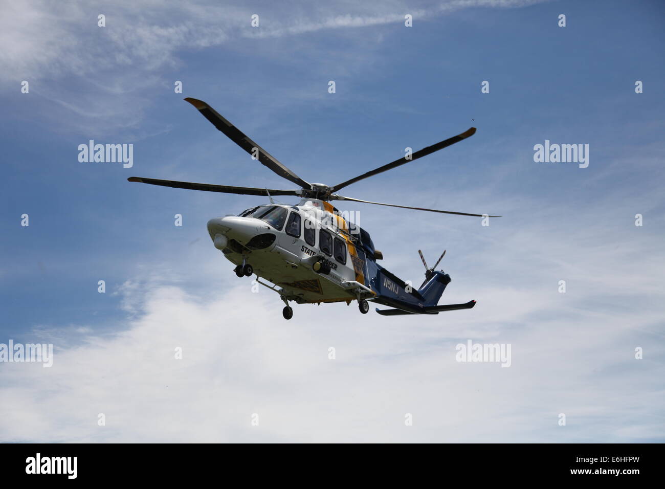New Jersey State Police Medical Evacuation Helicopter arrives to ...