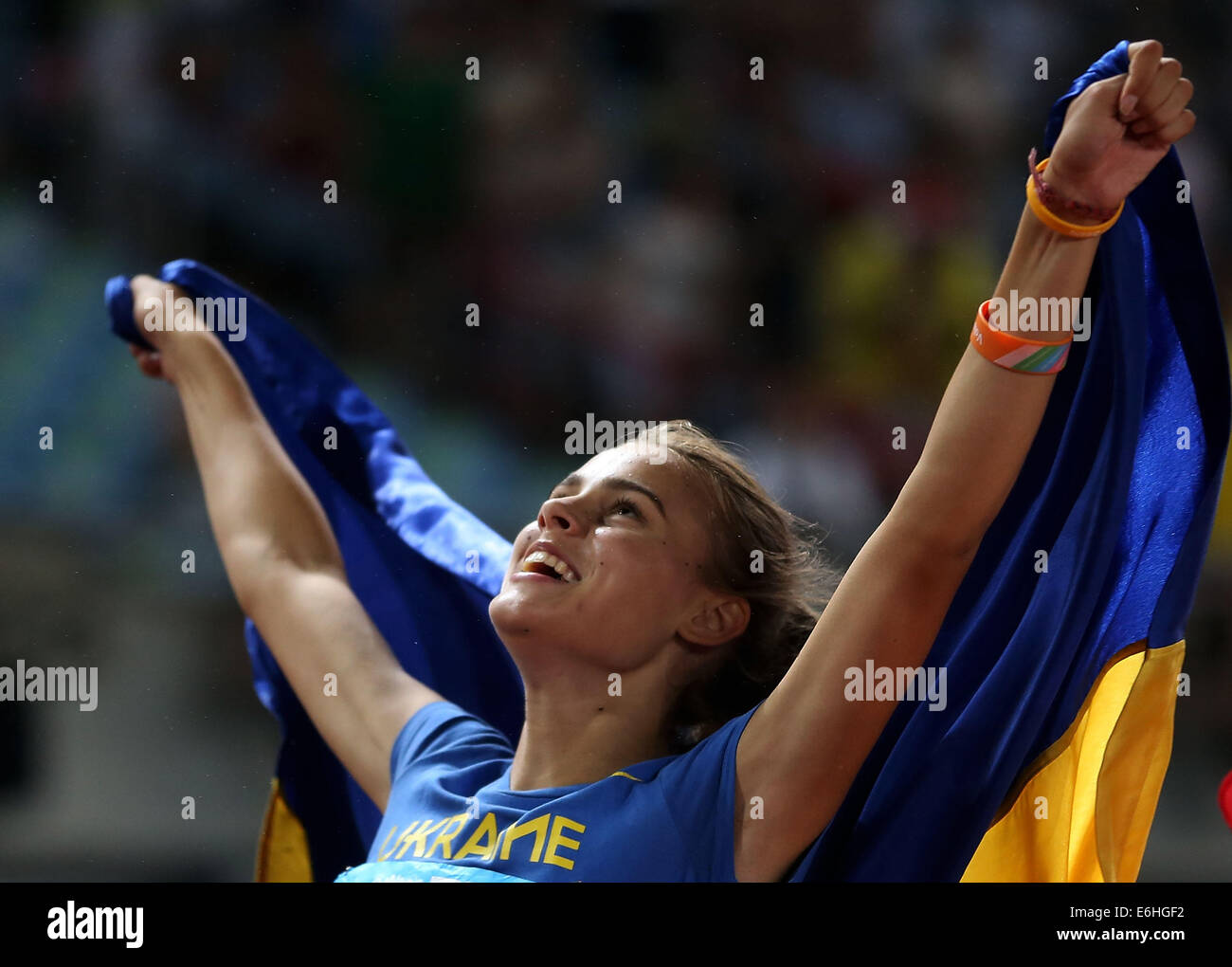 Yuliya Levchenko High Jump High Resolution Stock Photography and Images ...