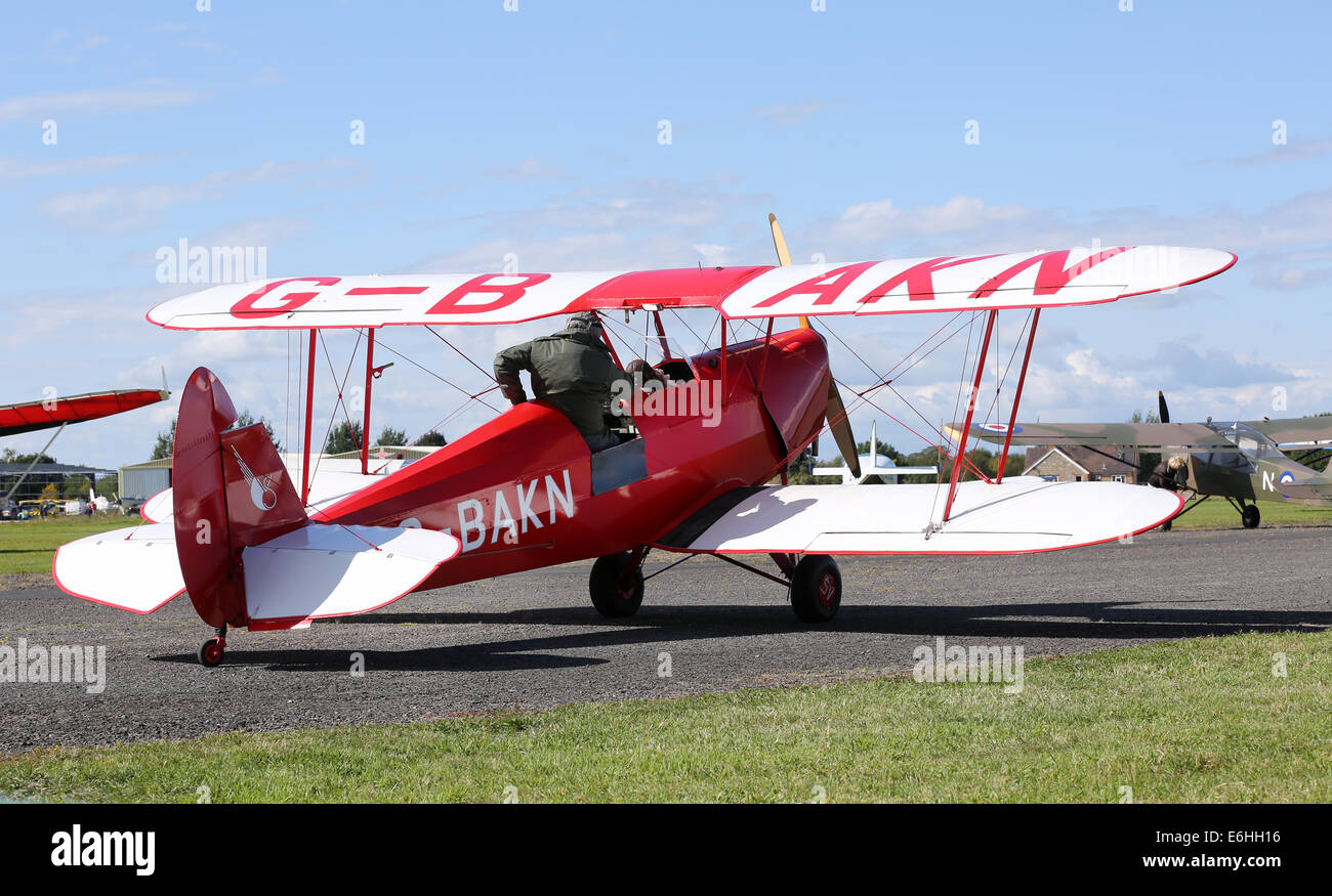 1946 Stampe SV4C biplane at Henstridge airshow in Somserset, 23 August ...