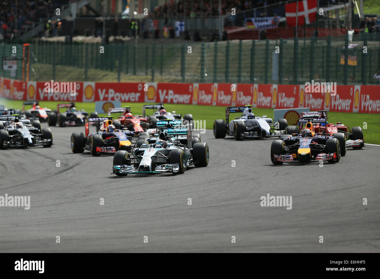 Spa-Francorchamps, Belgium. 24th Aug, 2014. F1 Grand Prix of Belgium ...