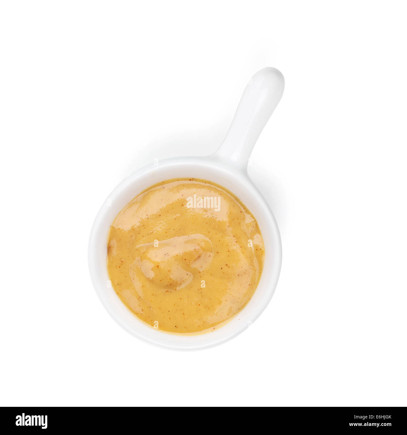 Mustard. Isolated on white background Stock Photo - Alamy