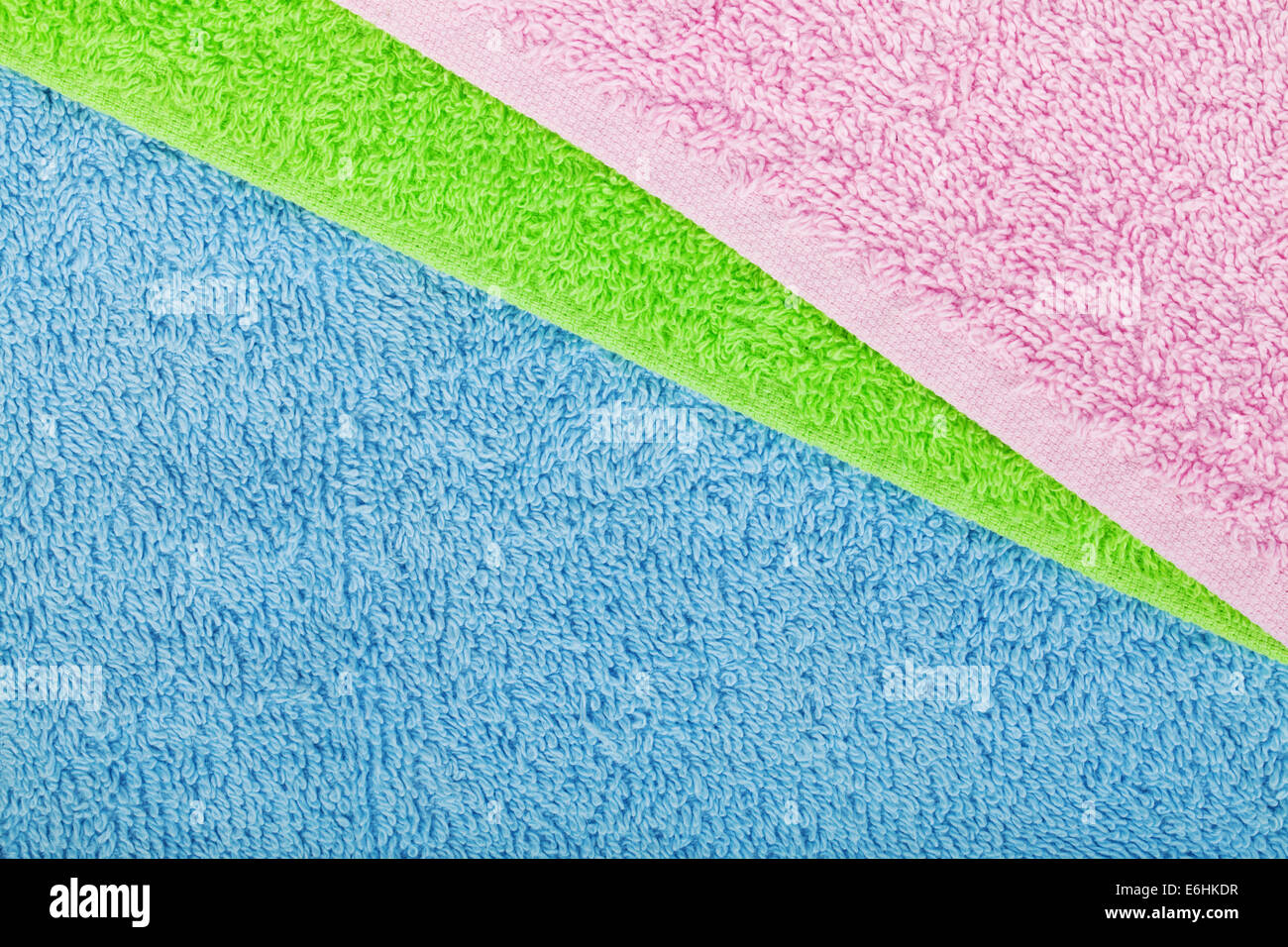 Colorful towels macro texture background Stock Photo - Alamy