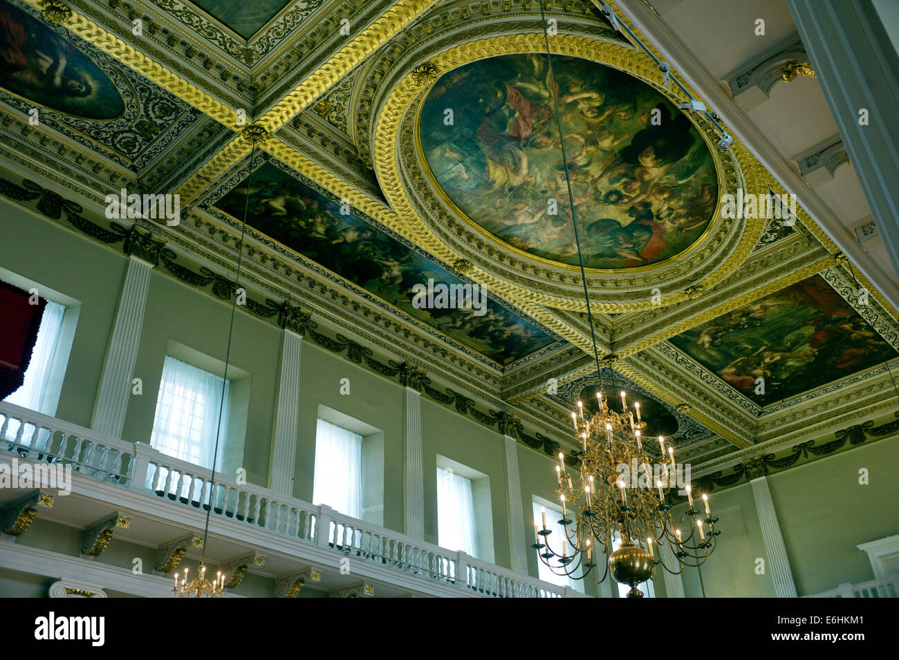 Banqueting House, Whitehall London England UK. Aug 2014 Designed by ...