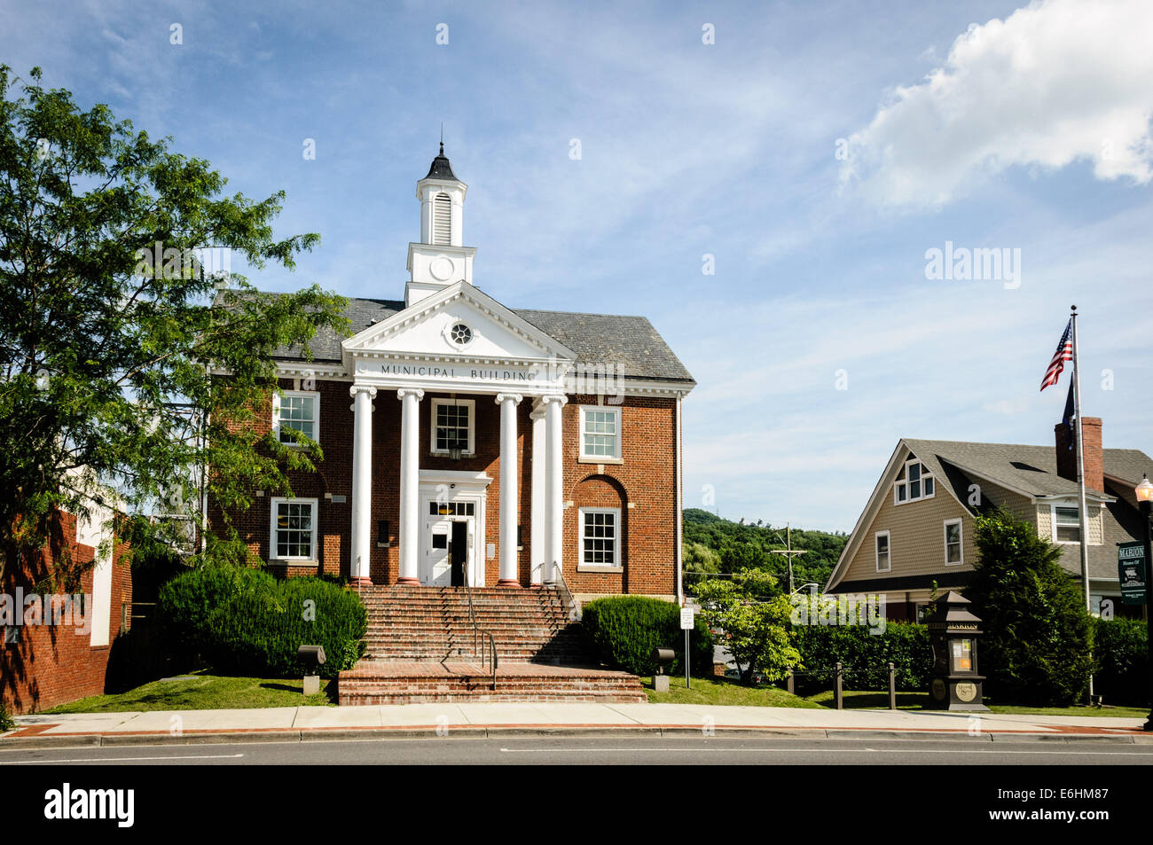 Municipal Building, 138 West Main Street, Marion, Virginia Stock Photo ...