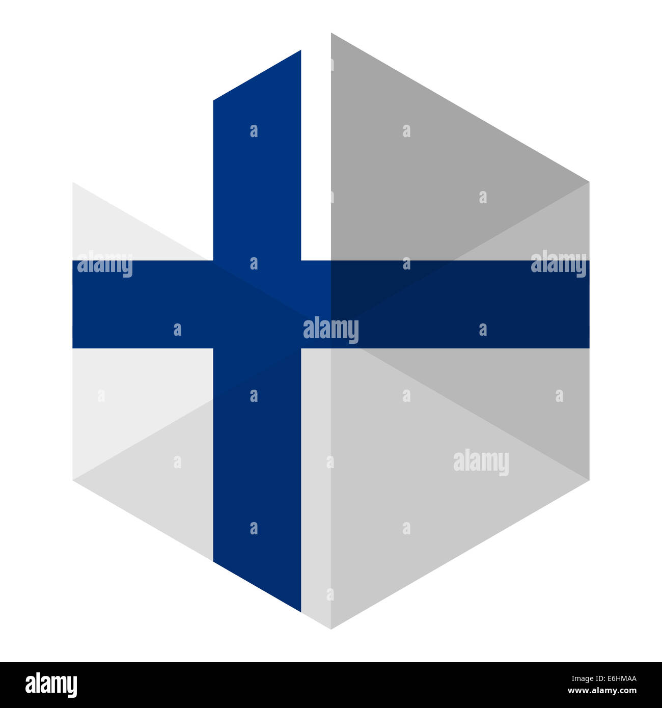 Finland flag flat design vector hi-res stock photography and images - Alamy