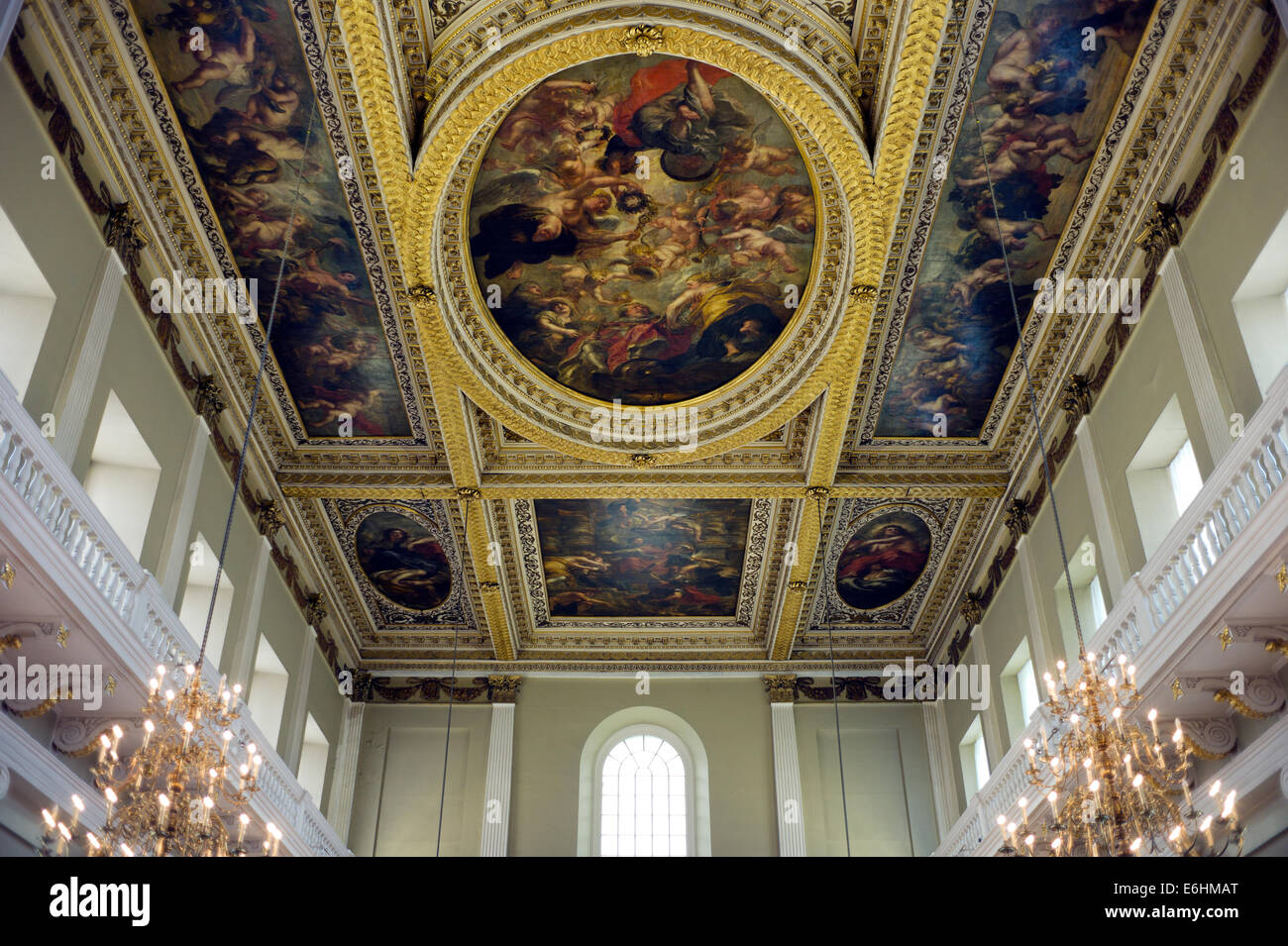 Banqueting House, Whitehall London England UK. Aug 2014 Designed by ...