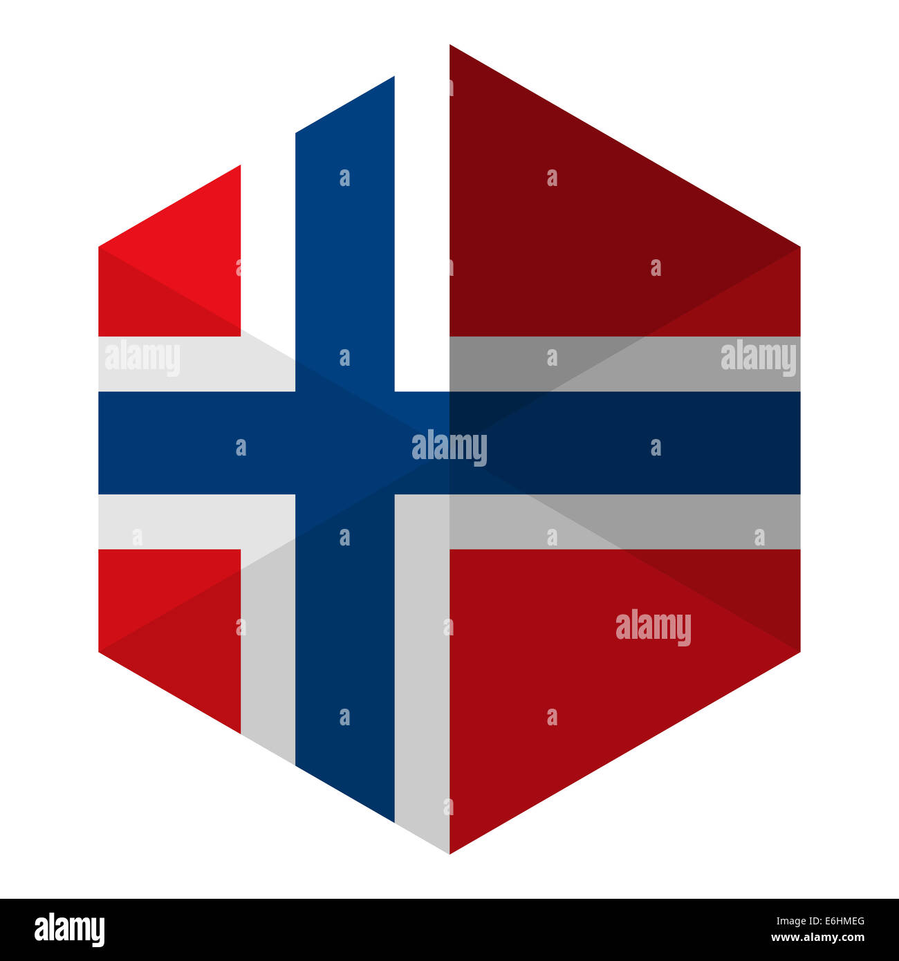 Simple icon vector norway flag hi-res stock photography and images - Alamy