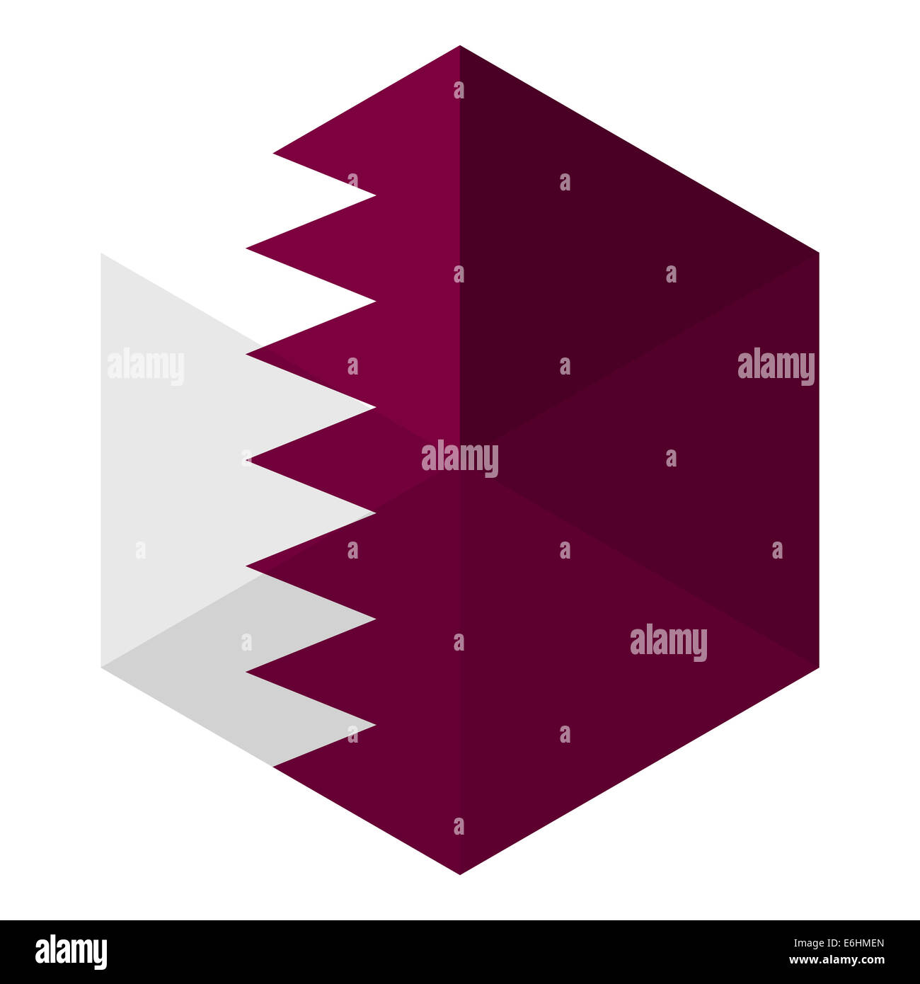 Flat qatar flag hi-res stock photography and images - Alamy