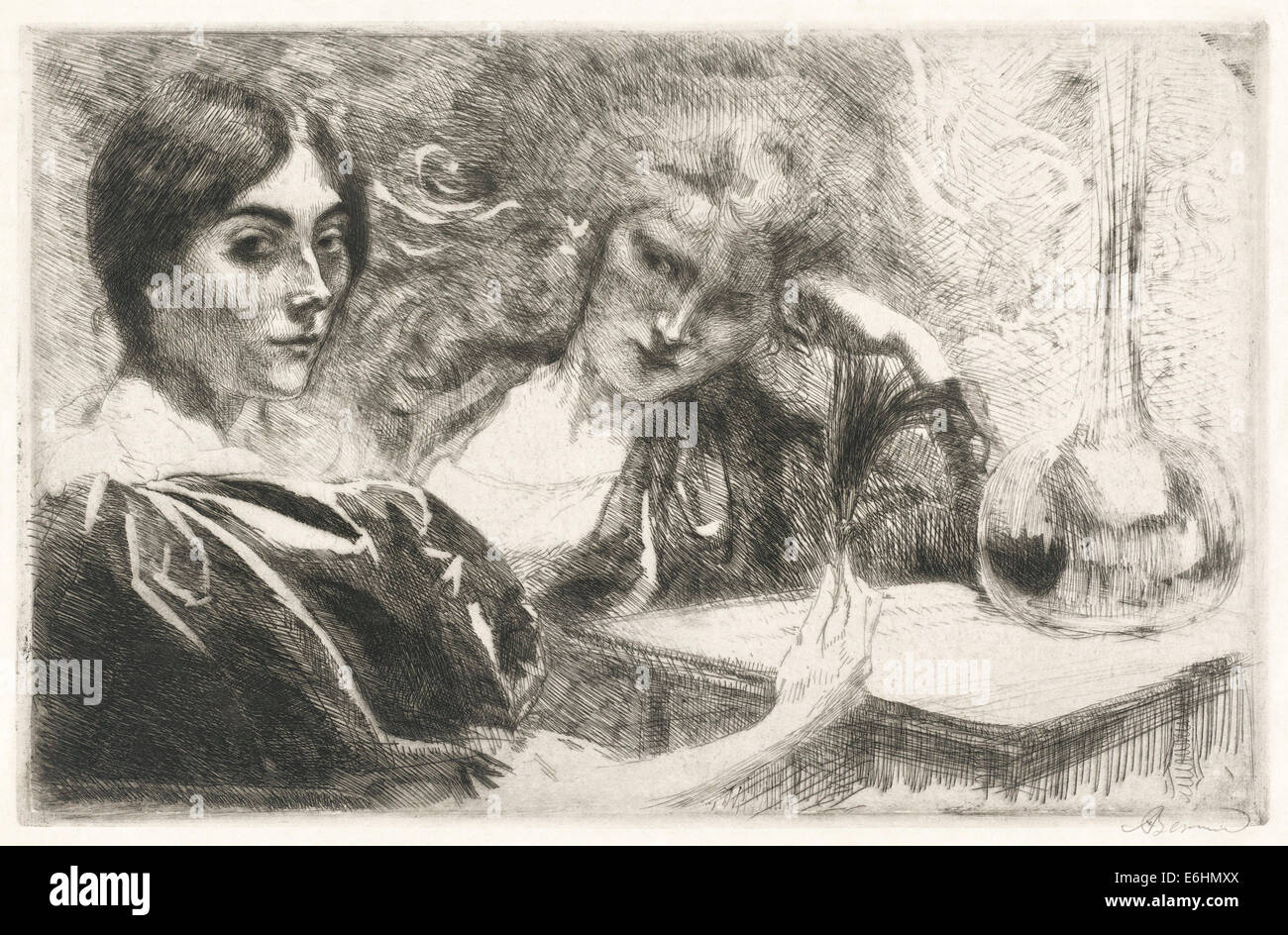 Morphinomanes ou Le Plumet (Morphine Addicts or The Feather) 1887 ...