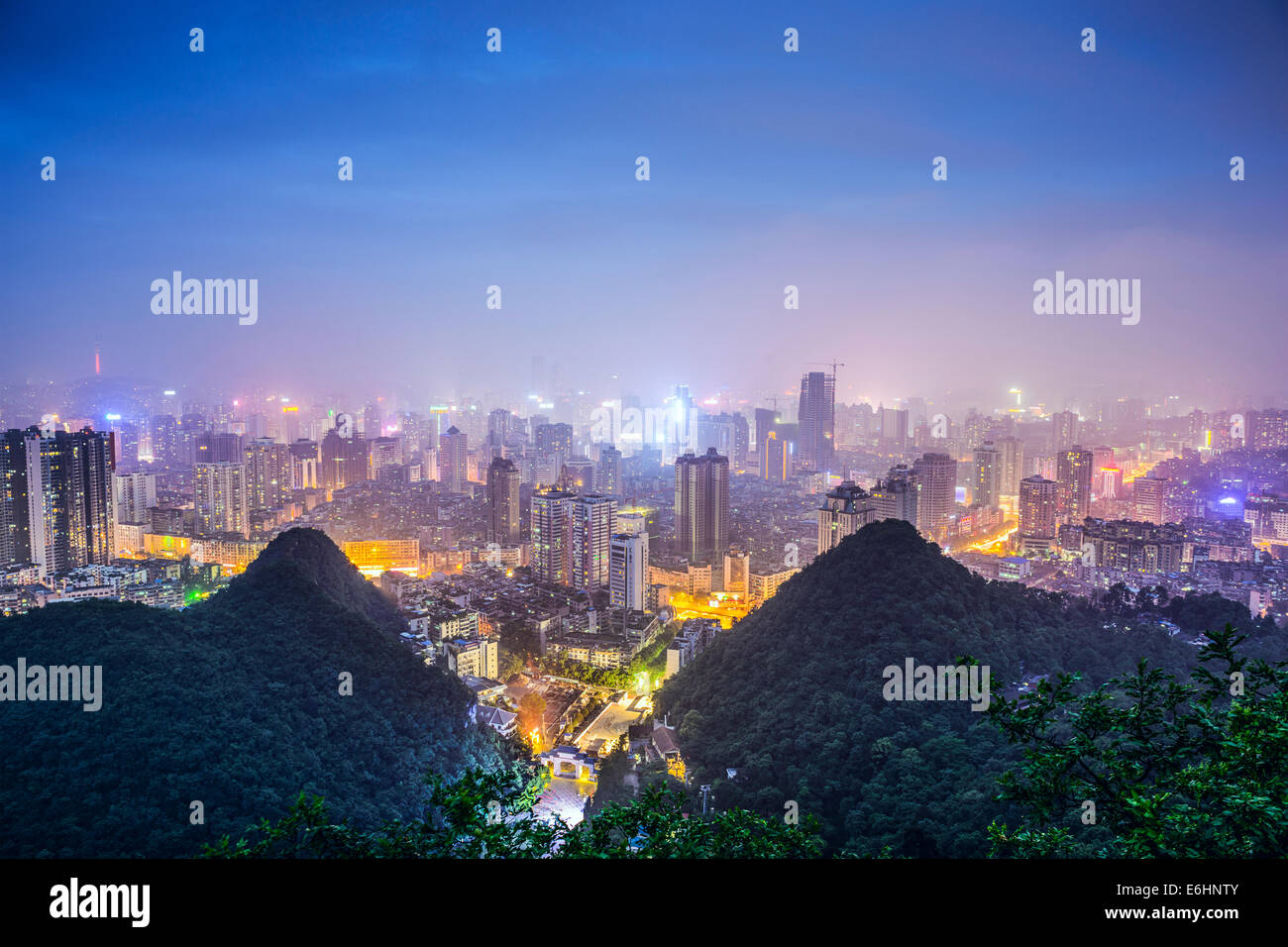 Guiyang skyline hi-res stock photography and images - Alamy