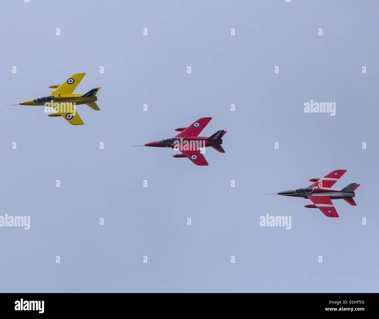 Red arrows gnat display aircraft hi-res stock photography and images ...