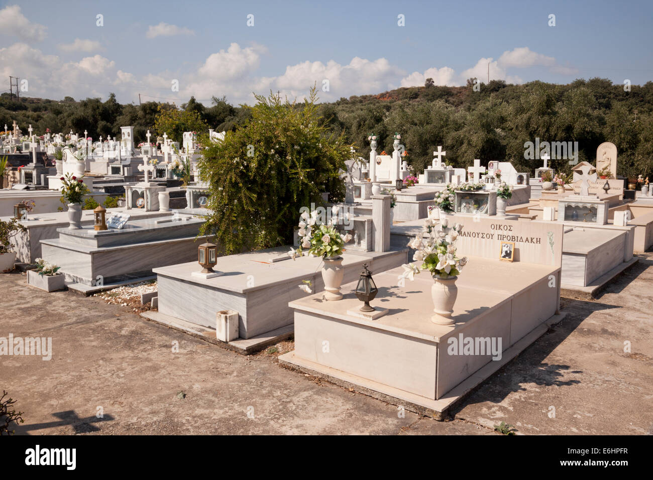 Platanias cemetery hi-res stock photography and images - Alamy
