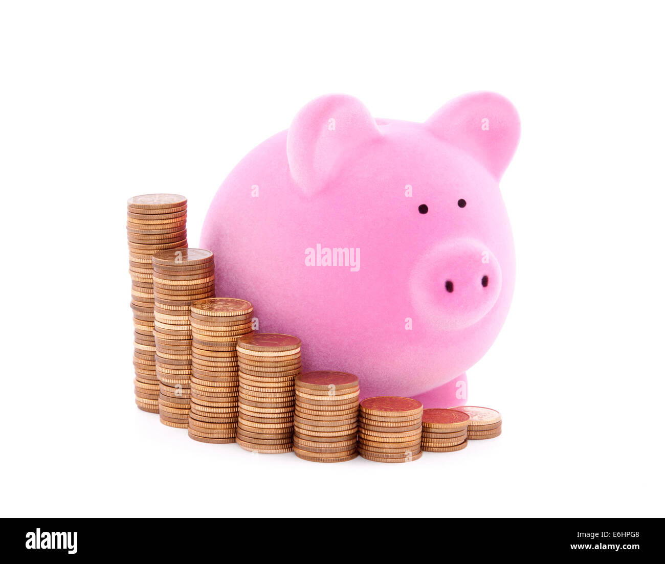 Piggy bank coins hi-res stock photography and images - Alamy