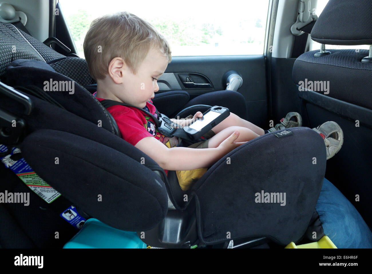 Boy in a car hi-res stock photography and images - Alamy