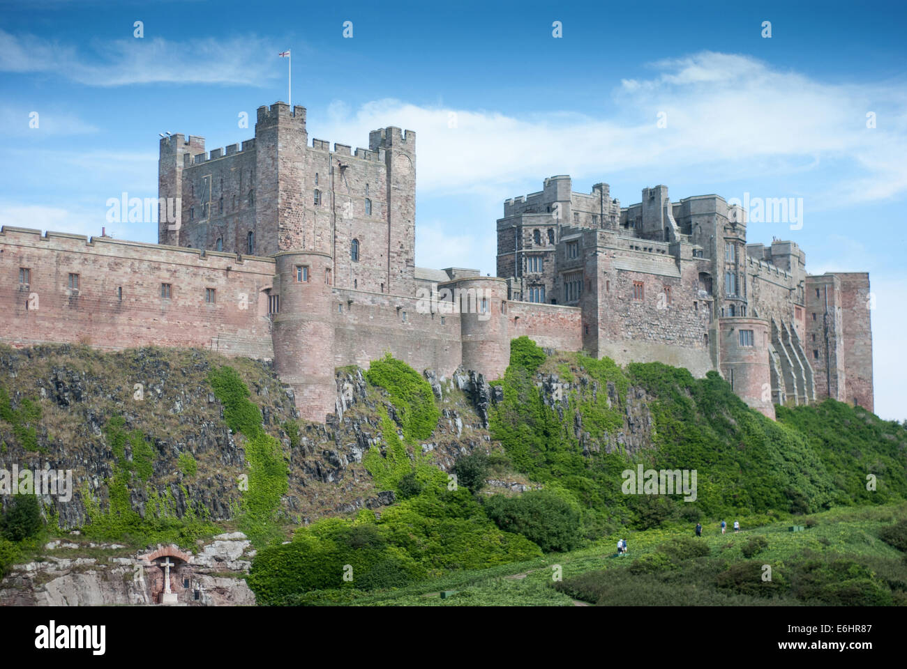 Bamburgh Castle England, Northumbria Stock Photo - Alamy